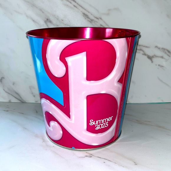 Barbie | Kitchen | New Barbie The Movie Summer 223 Popcorn Bucket Tin ...